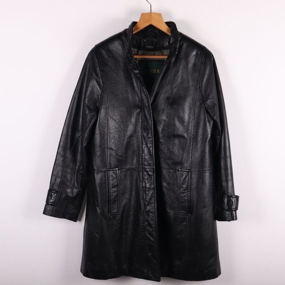 Danier | Jackets & Coats | Danier Genuine Leather Full Zip Long Jacket ...